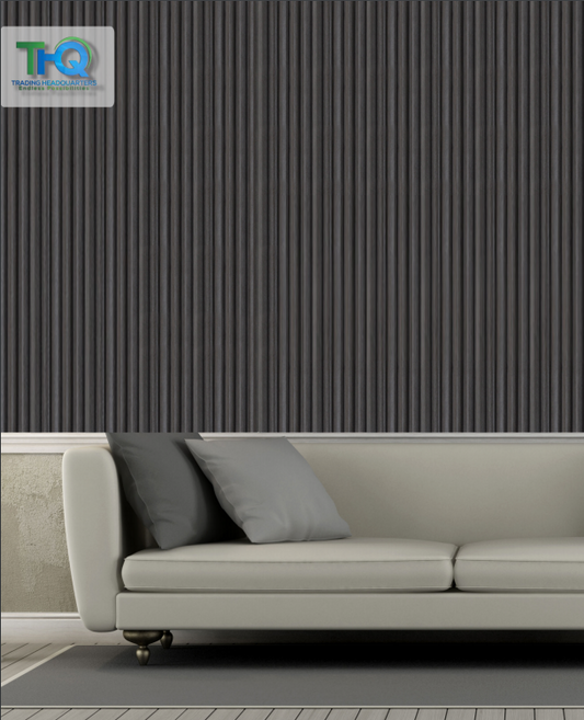 Premium Round Slat Ash PVC Wall Cladding | 160x12x2900mm