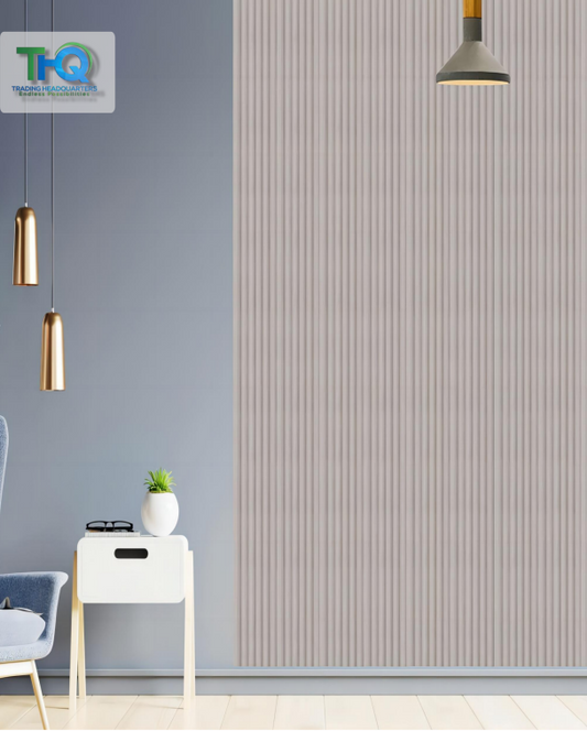 Round Slat Cream PVC Wall Cladding | 160x15x2900mm Panels